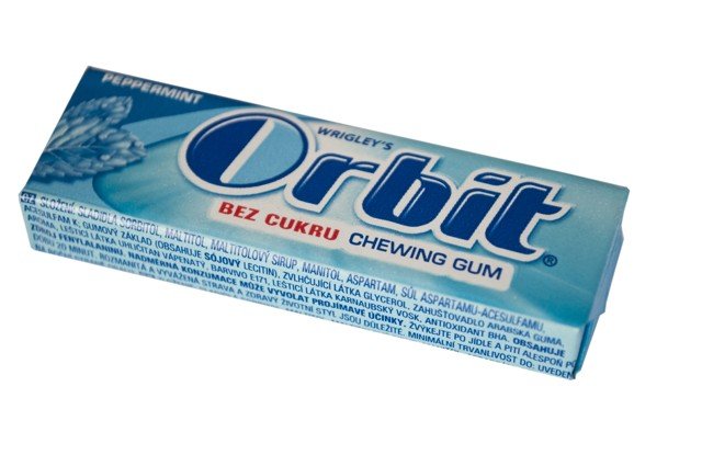 ŽVÝKAČKY ORBIT Peppermint 14g dražé - Potraviny domů, nákup online