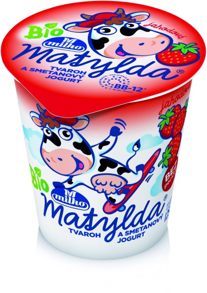 TVAROH BIO MATYLDA s jogurtem jahodový 125g - Potraviny domů, nákup online